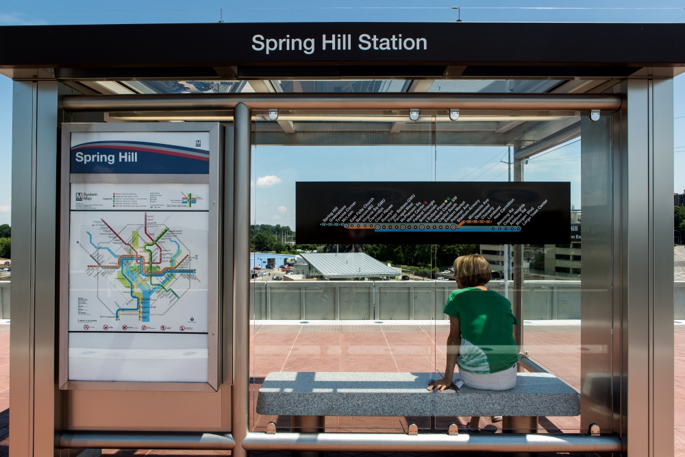 Dulles Corridor Metro Rail Project Phase 1 Station Finishes and ...